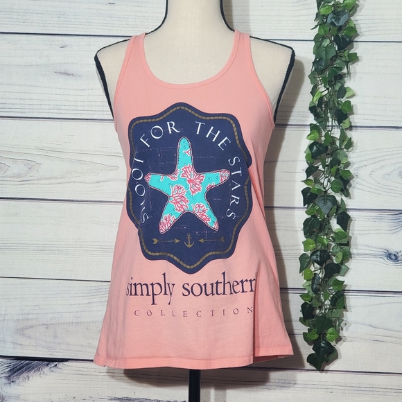 Simply Southern | Tops | Simply Southern Pink Reach For The Stars ...